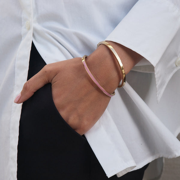 Edblad Fave Bangle - Pink/Gold - Moutique